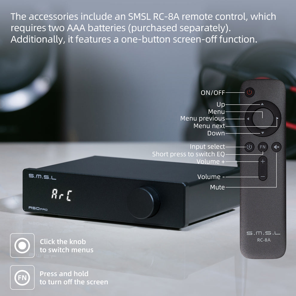 SMSL A50 Pro|2.1 channel amplifier|240W output|SMSL AMP – SMSL SHOP